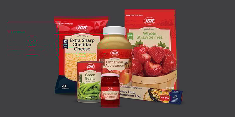 A Fresh New Look for IGA Exclusive Brands