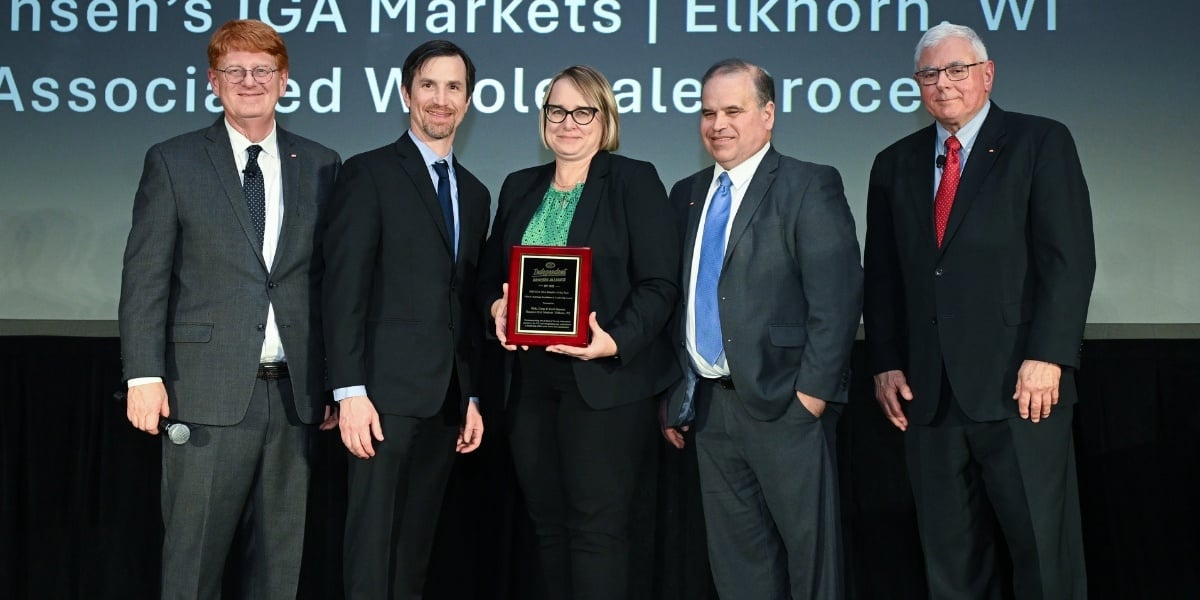 IGA USA Retailers of the Year Nick, Greg, and Kari Hansen of Hansen's ...