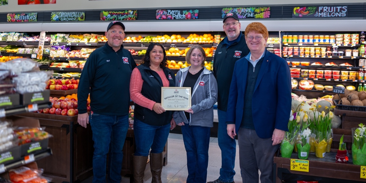 IGA USA Retailers of the Year Bob Craft & David Pike of Orono IGA