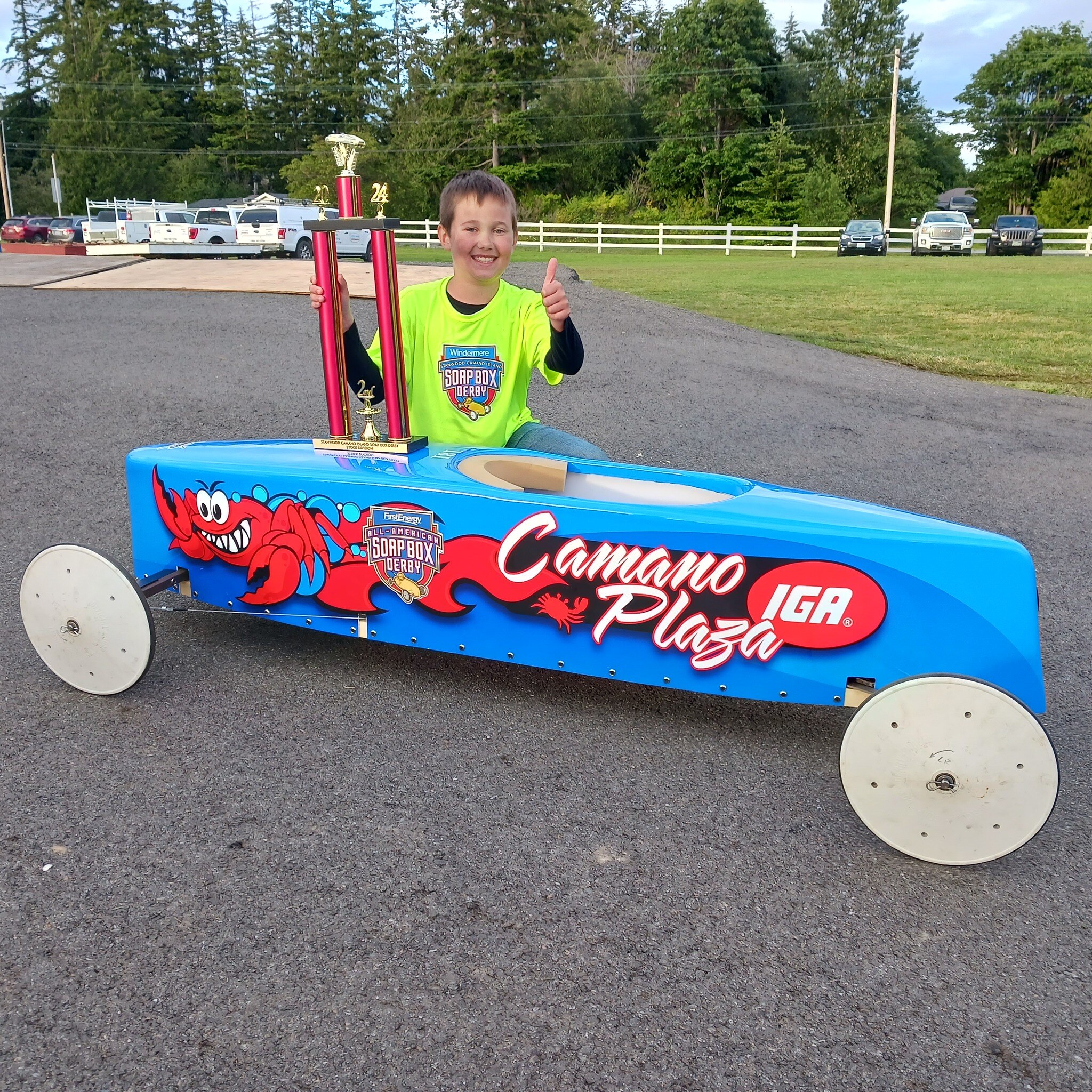 Camano Plaza IGA and the All-American Soapbox Derby